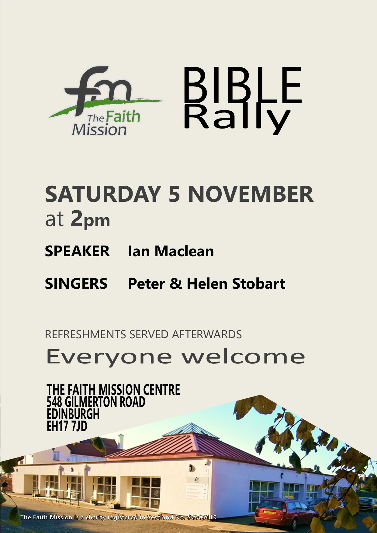 Edinburgh Bible Rally - Faith Mission